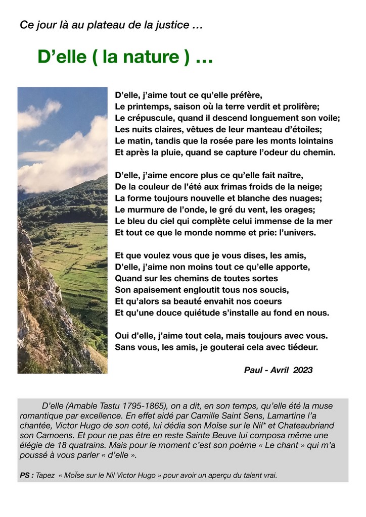 Amoureux de la nature, attiré par les rencontres humaines, vous ...